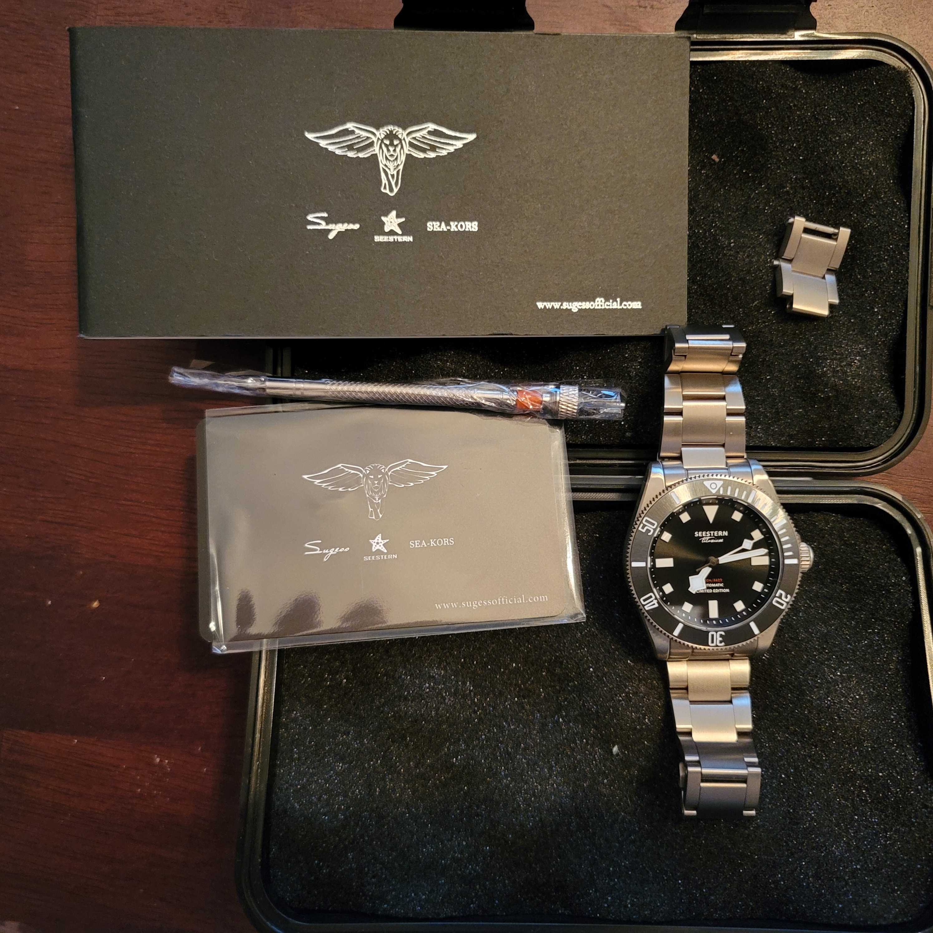 Seestern Titanium Diver S430 Pelagos 39 Homage | WatchUSeek Watch Forums
