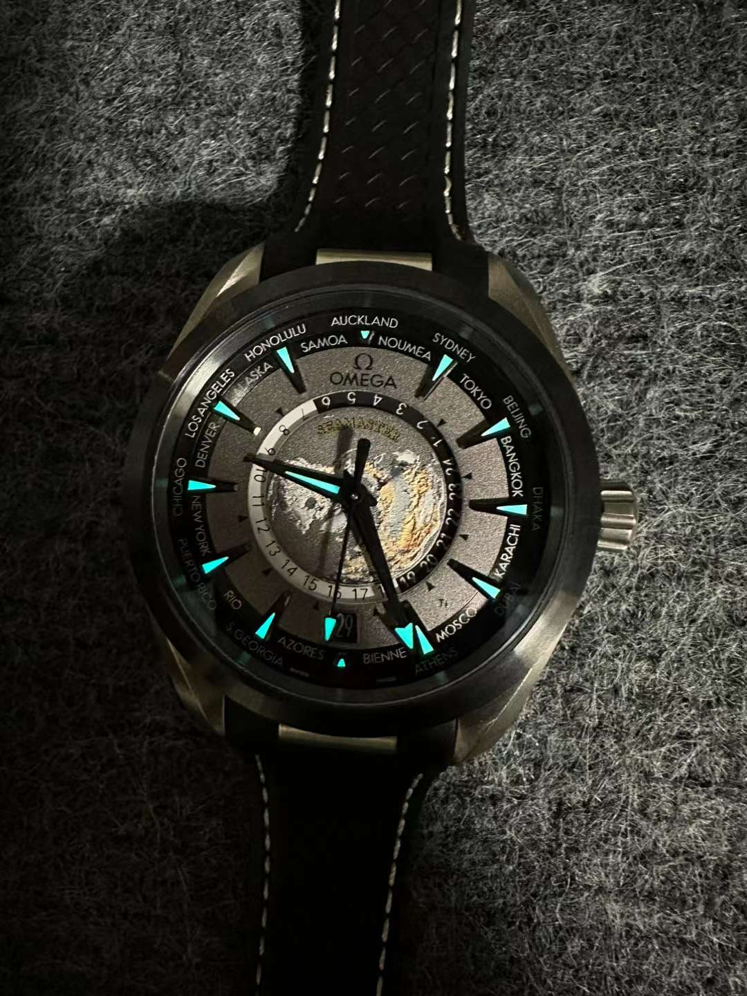 Aqua Terra GMT Worldtimer 43mm Titanium VSF - To be released | Replica ...