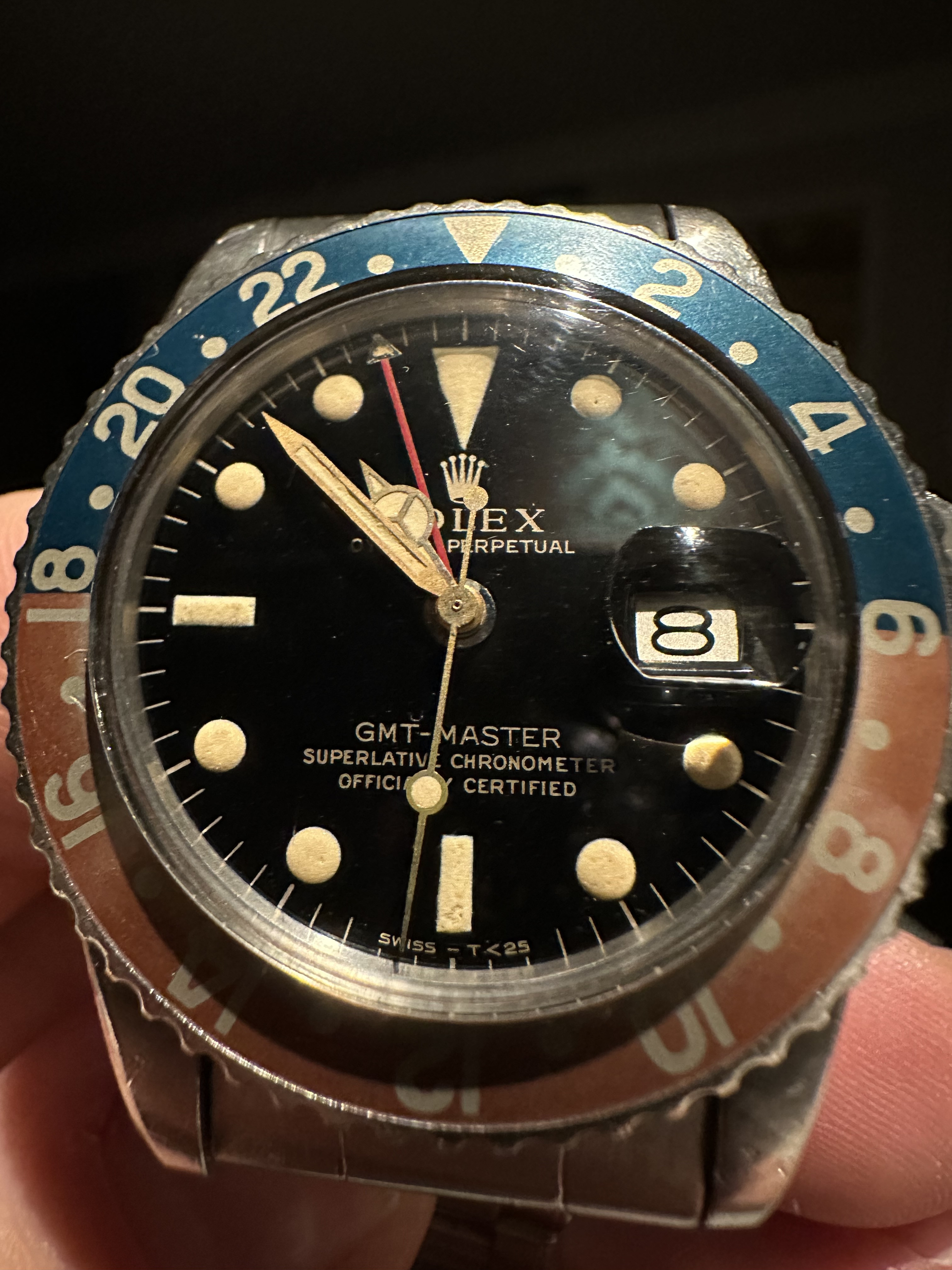 FSOT: Rolex 1675 gilt dial + original sales receipt, papers, AMAZING ...