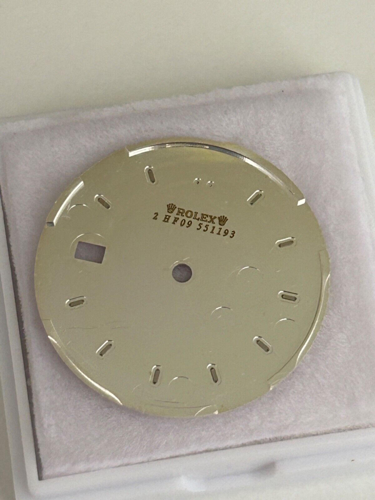 Are these Datejust dials genuine? Do the backside tool marks and part ...